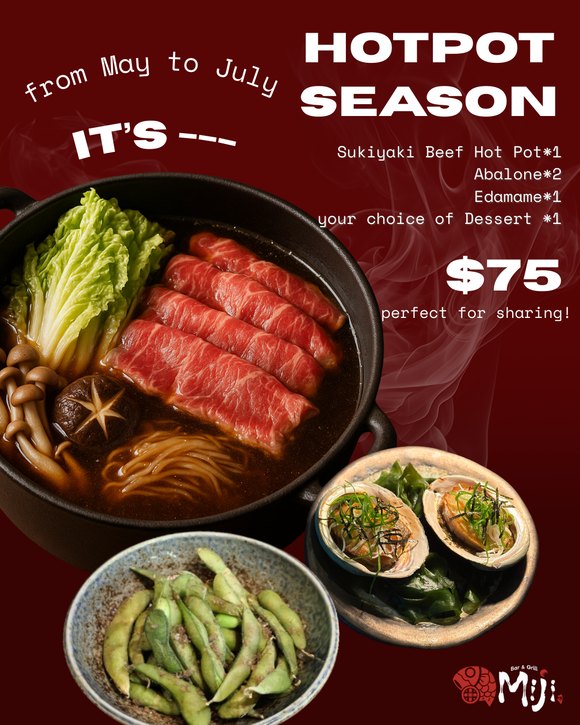 Miji Bar & Grill Launches Winter Warmer Hotpot Set & New Lunch Menu ...